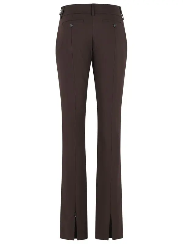 Sportmax Viscose Trousers - Brown