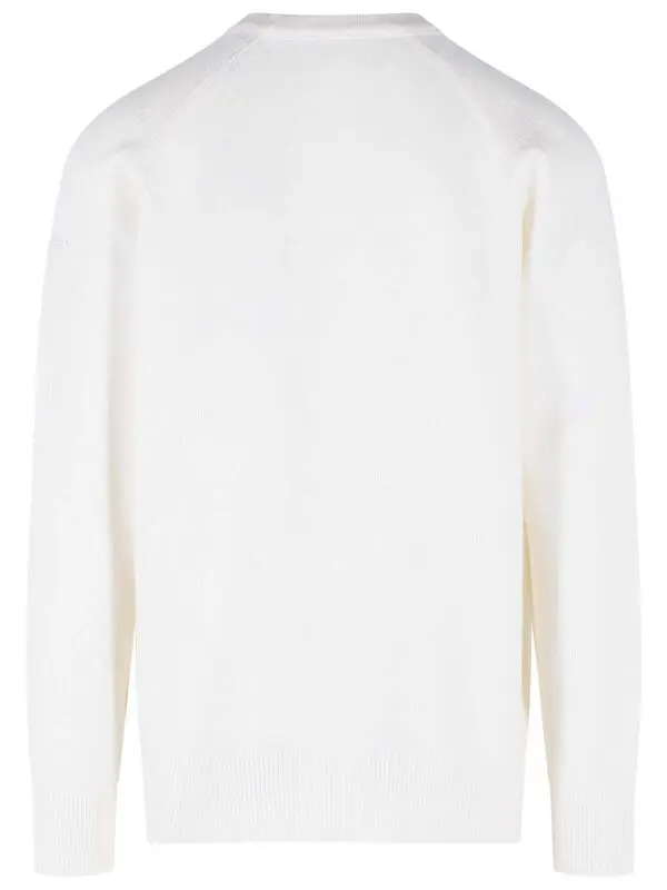 C.P. COMPANY Wool Blend Sweater - White