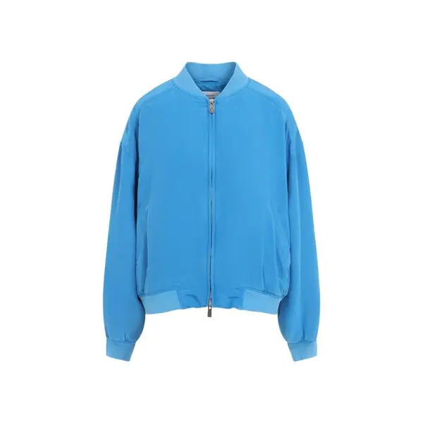 Versace Cotton Blouson - Blue