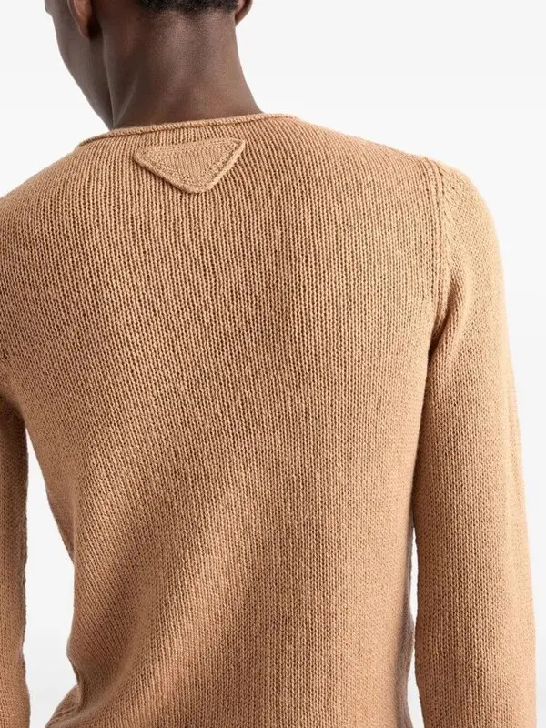 Prada Cashmere Crew-neck Sweater