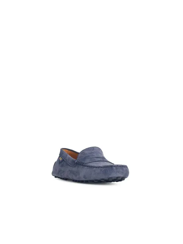 TOD'S Gommino' Suede Loafers - Blue