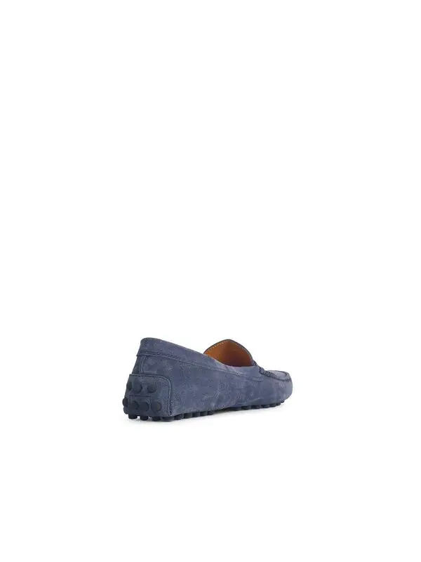 TOD'S Gommino' Suede Loafers - Blue