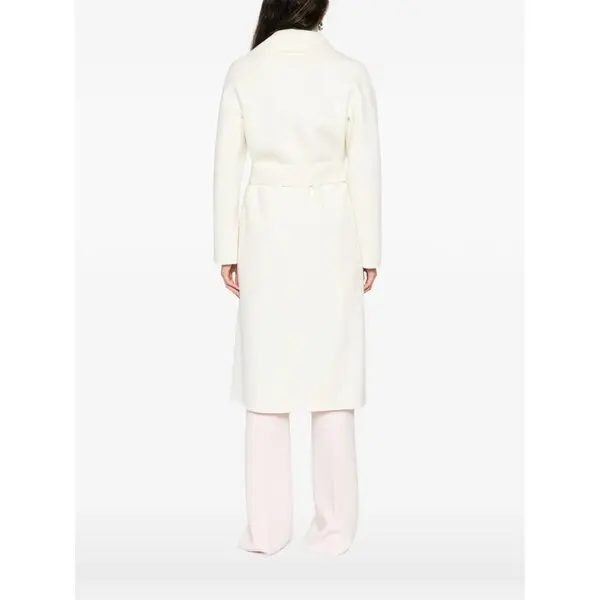 Max Mara Neutrals Coats Single Breasted Coats - Cream