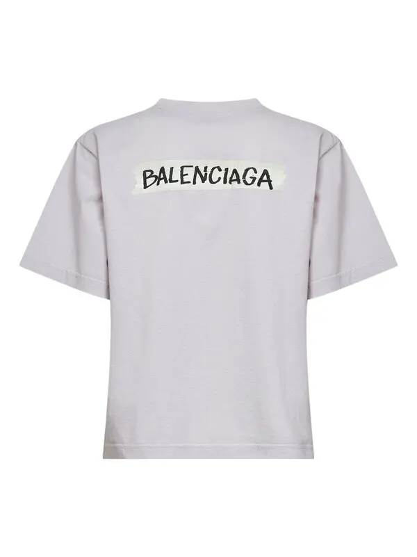 Balenciaga Masking Tape T-shirt - Multicolor