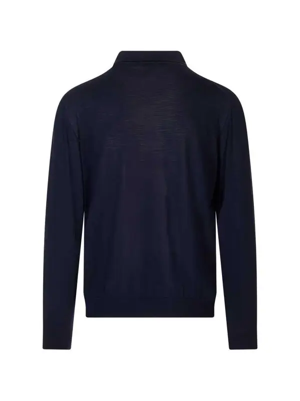 Kiton Zip-neck Polo Sweater