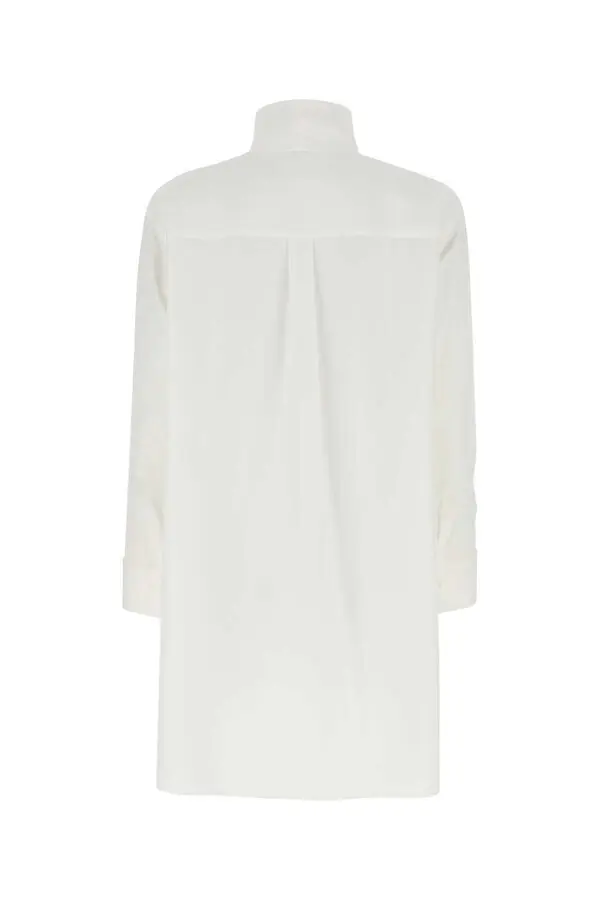 Loewe Ivory Crepe Oversize Blouse