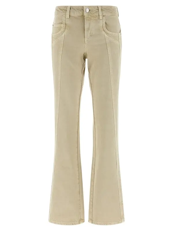 Isabel Marant Étoile Marant 'jaylis' Jeans - Cream