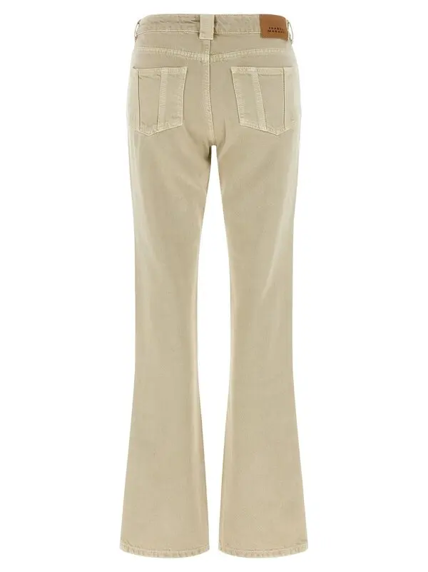 Isabel Marant Étoile Marant 'jaylis' Jeans - Cream
