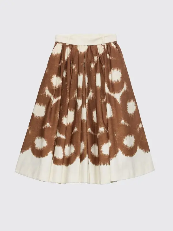 Prada Printed Cotton Skirt