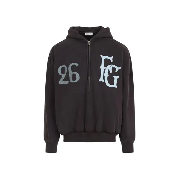 Fear Of God Baseball Club Hal Zip Hoodie - Brown