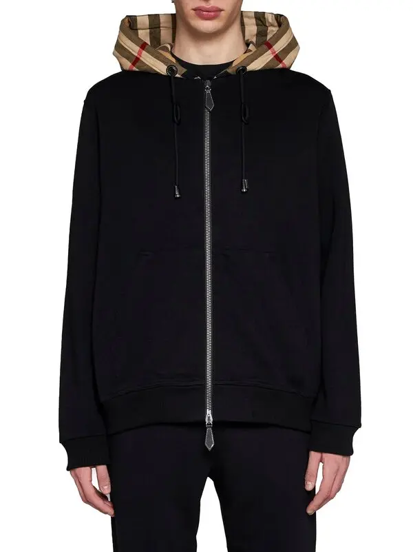 Burberry Check Hoodie - Multicolor