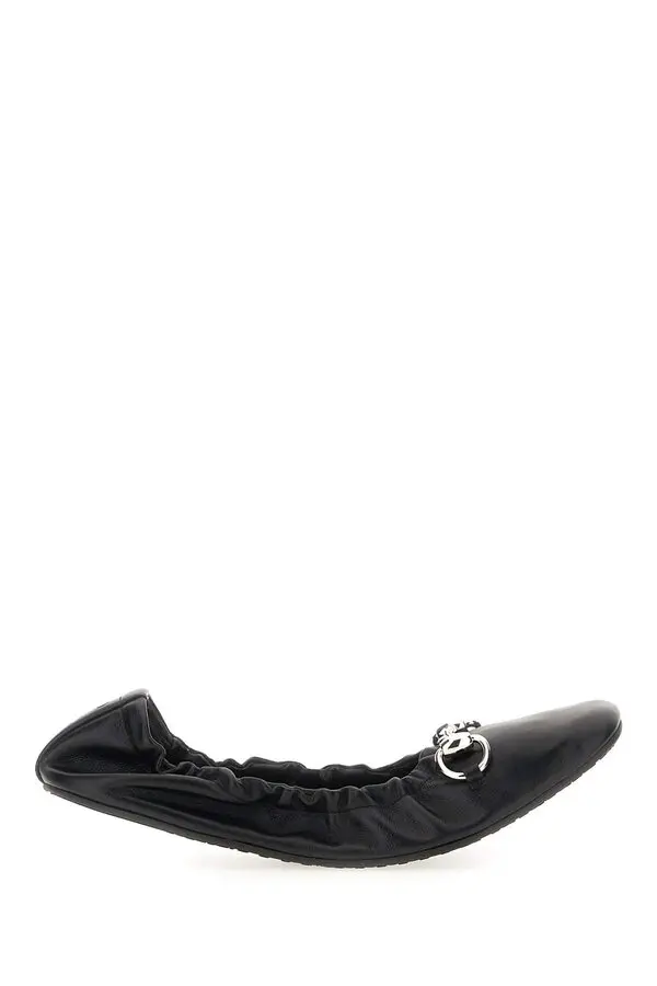 Gucci Leather Ballerina Flats - Multicolor