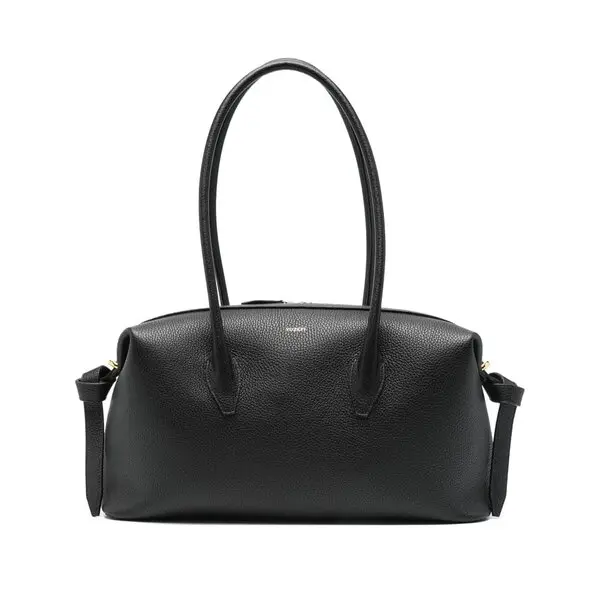 Yuzefi Calf Leather Shoulder Bag - Black