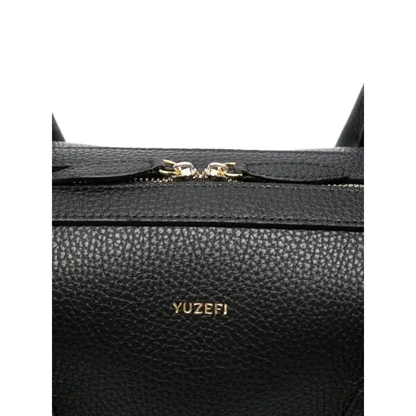 Yuzefi Calf Leather Shoulder Bag - Black