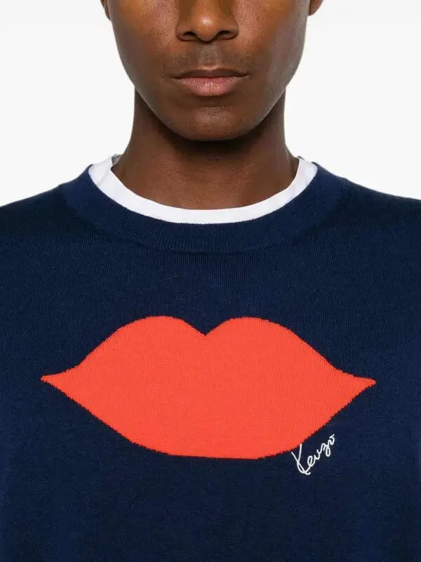 Kenzo Lip Intarsia Sweater