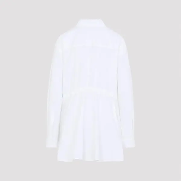 Balenciaga Cotton Hourglass Dress - White