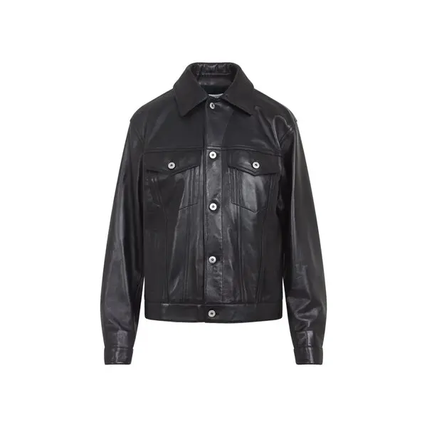 Bottega Veneta Leather Jacket - Black
