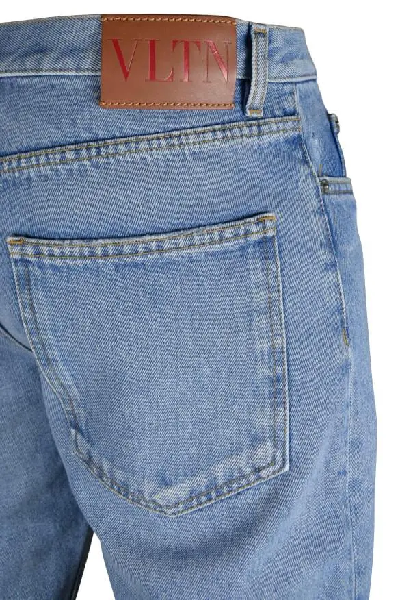 Valentino Garavani Slim Fit Jeans - Blue