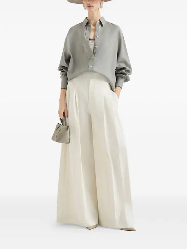 Brunello Cucinelli Linen Tank Top