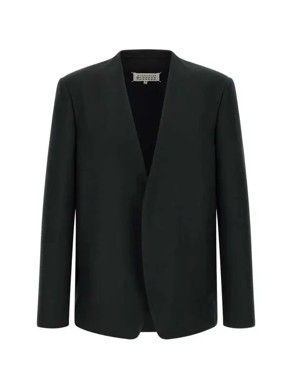 MAISON MARGIELA Minimalist Virgin Wool Jacket - Black