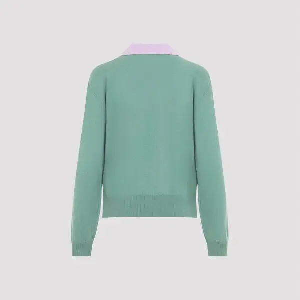 Marni Polo Neck Sweater - Green