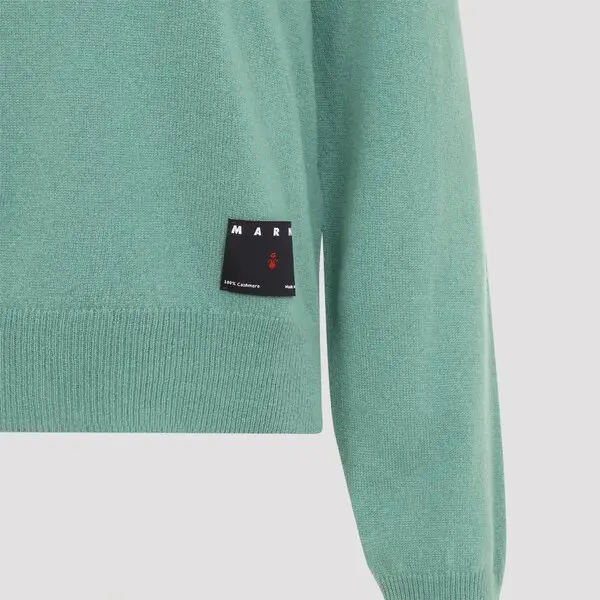 Marni Polo Neck Sweater - Green