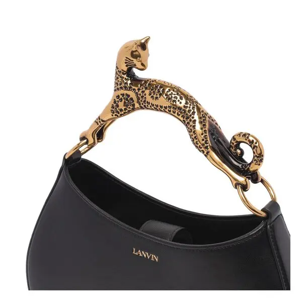 LANVIN Cat Hobo Bag - Black