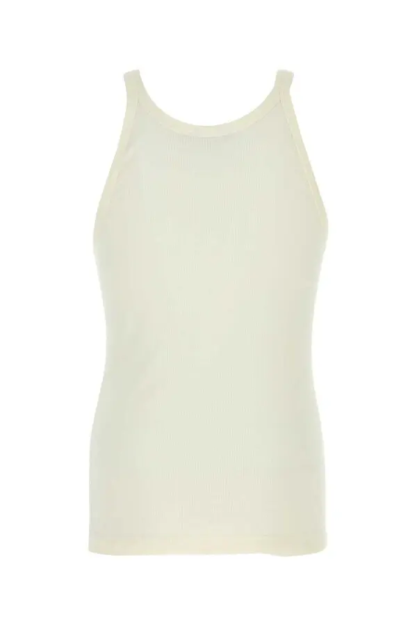 Dolce & Gabbana Ivory Cotton Tank Top