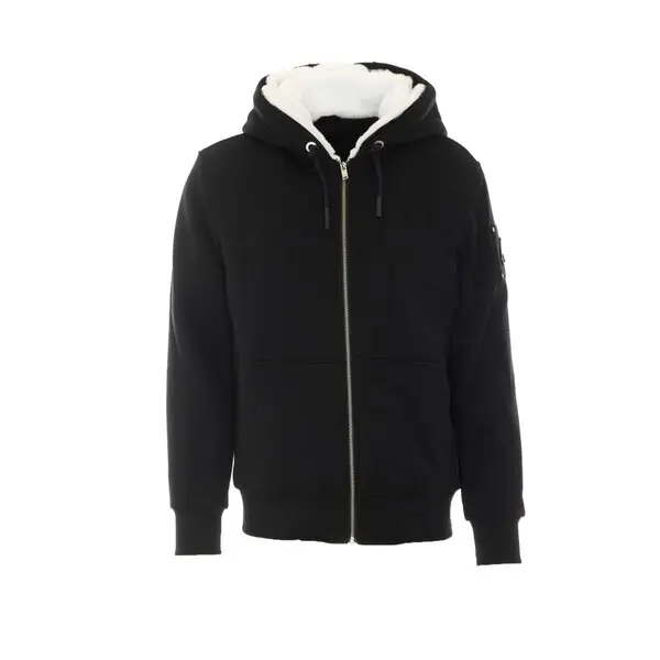 Moose Knuckles Classic Bunny Zip Hoodie - Black