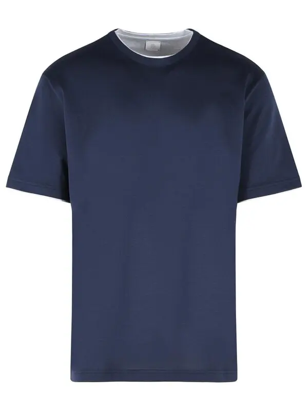 Eleventy Cotton T-shirt - Blue