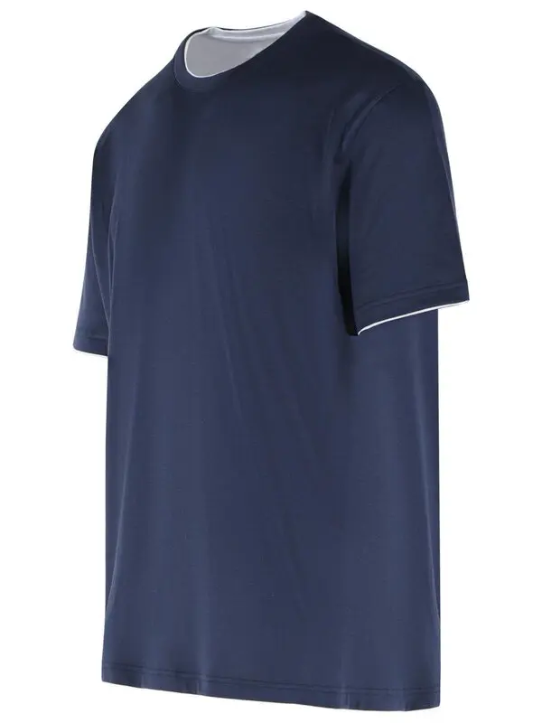Eleventy Cotton T-shirt - Blue