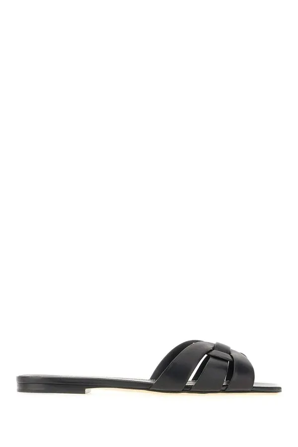 Saint Laurent Flat Mule Sandals - Multicolor