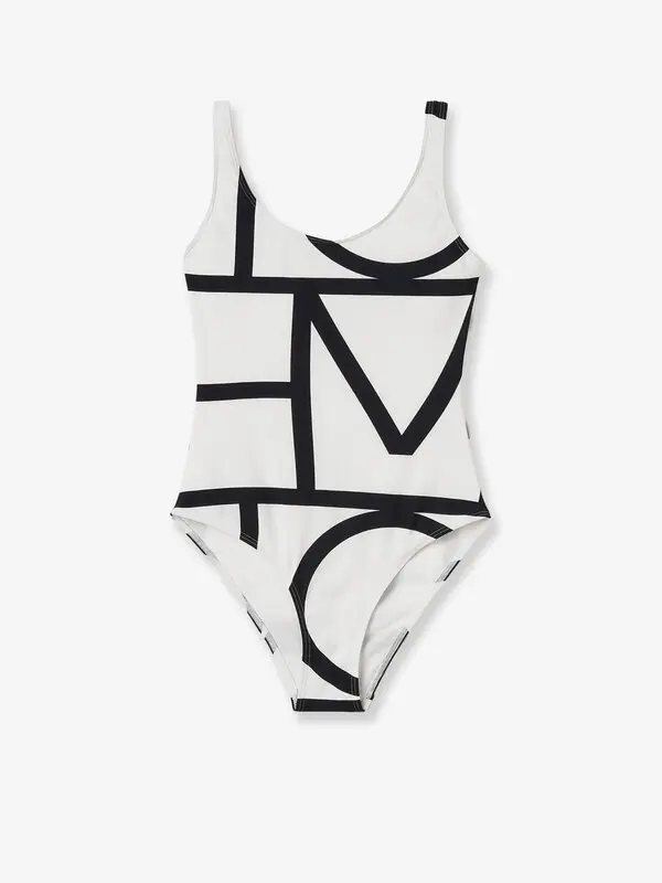 TOTEME One-piece Swimsuit With Monogram Print - Multicolor