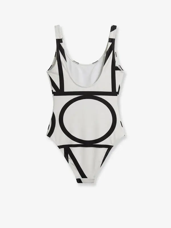 TOTEME Monogram Print One-piece Swimsuit - Multicolor