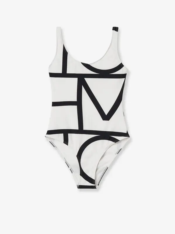 TOTEME Monogram Print One-piece Swimsuit - Multicolor