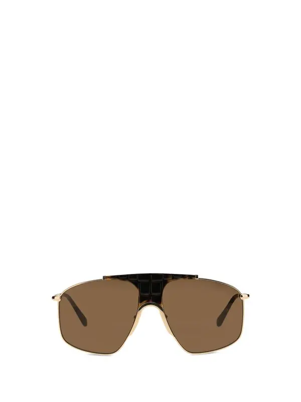 Alaïa Square Aviator Sunglasses - Brown
