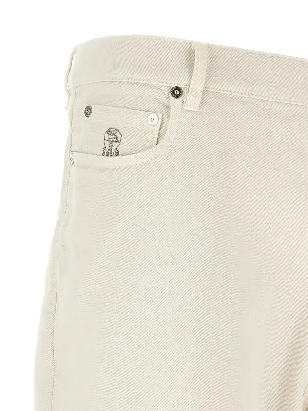 Brunello Cucinelli Denim Jeans - White