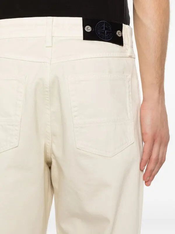 Stone Island Denim Cotton Jeans