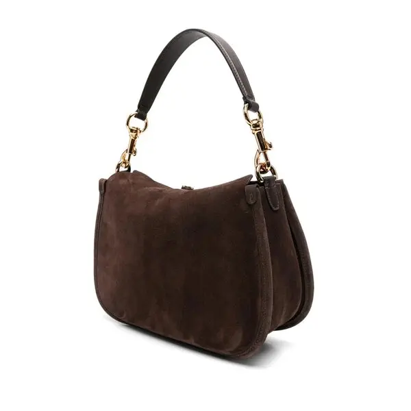 Etro Leather Satchel Bag - Brown