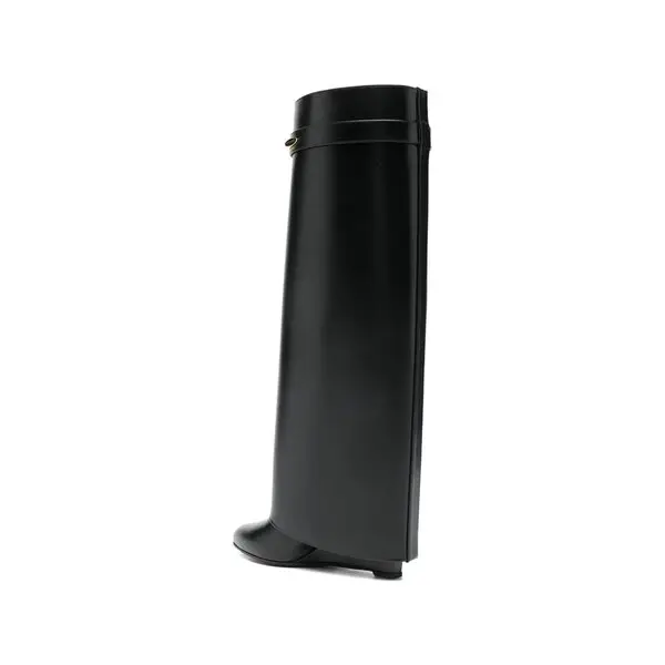 Givenchy Knee-high Wedge Heel Shoes - Black