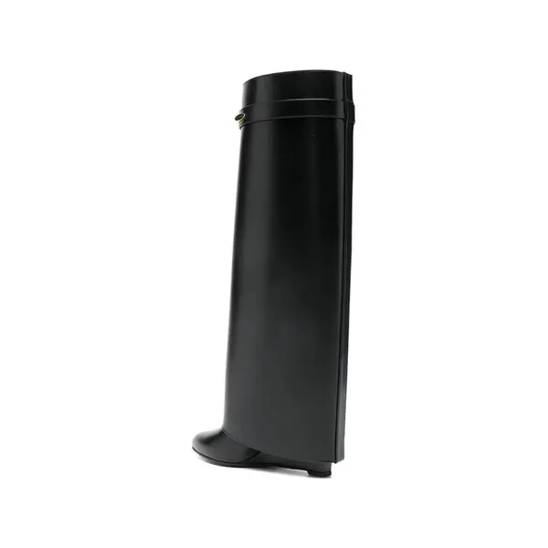 Givenchy Knee-high Wedge Heel Shoes - Black