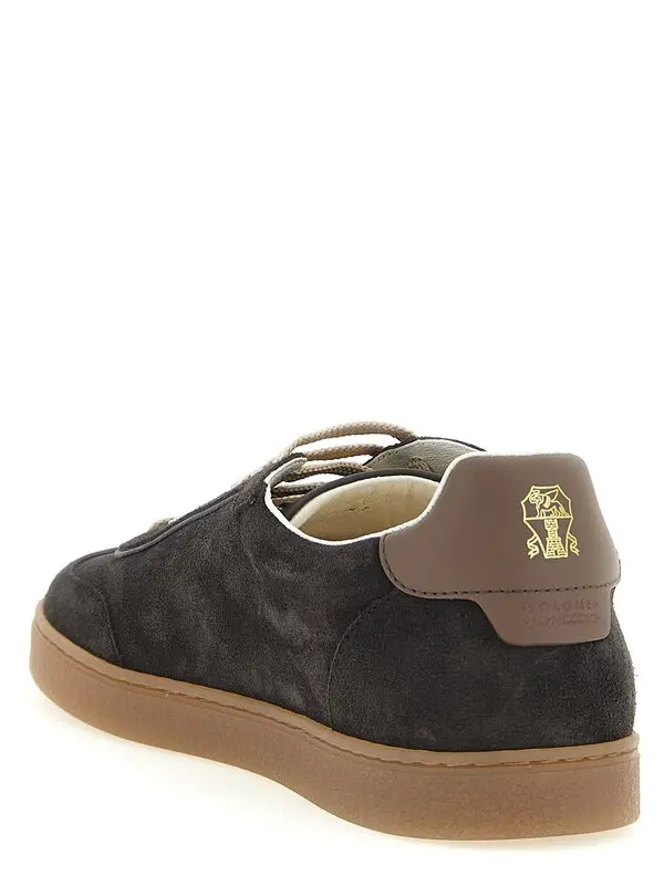 Brunello Cucinelli Suede Sneakers - Gray