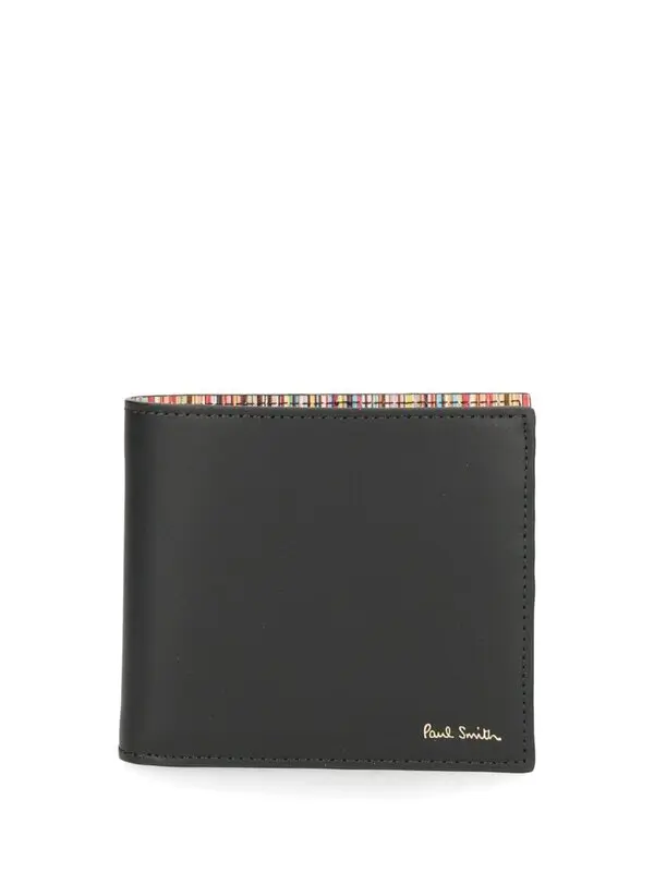 Paul Smith Signature Stripe Wallet - Black