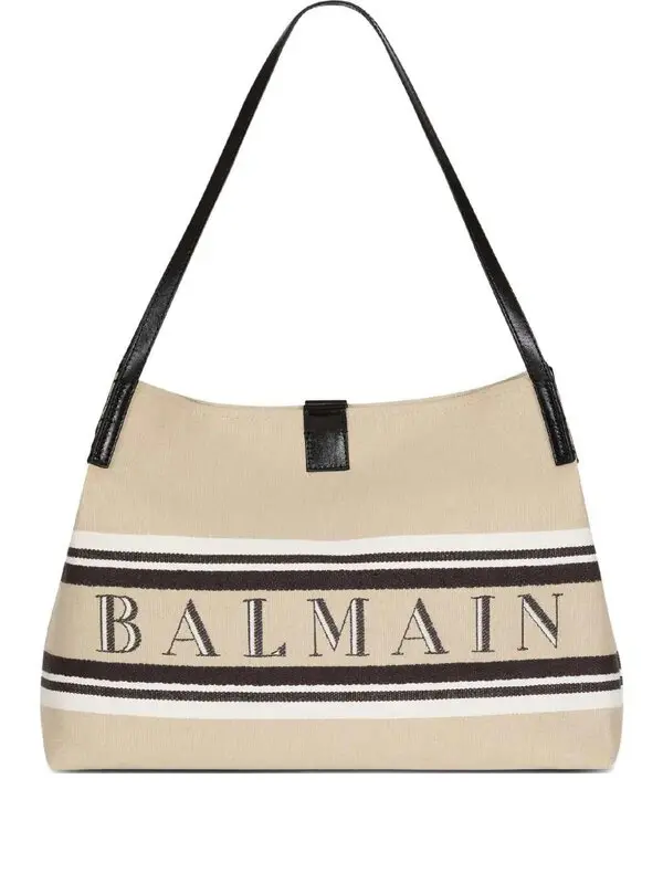 Balmain Release Medium Tote Bag With Logo