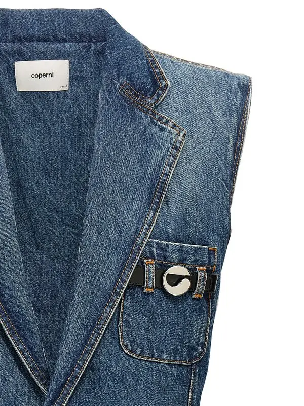 Coperni Delavé Cotton Denim Vest