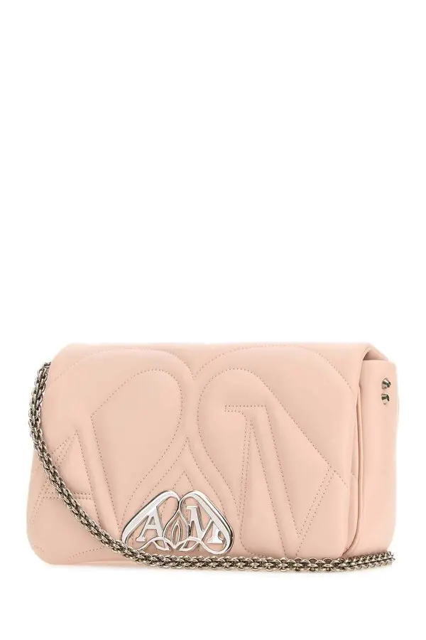 Alexander McQueen Leather Small Seal Shoulder Bag