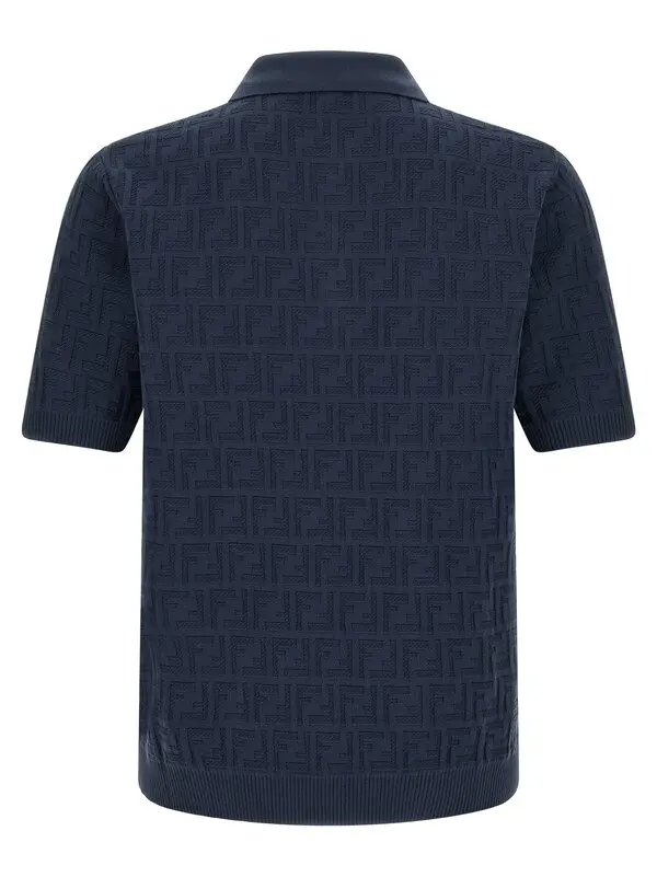 Fendi Ff Cotton Polo Shirt