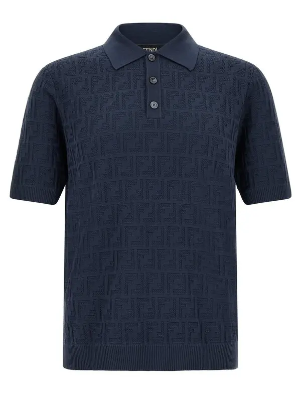 Fendi Ff Cotton Polo Shirt