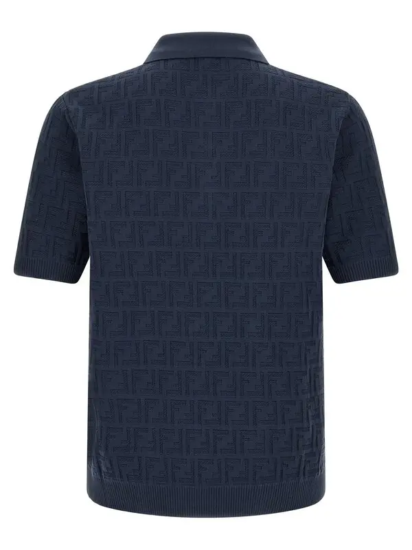 Fendi Ff Cotton Polo Shirt