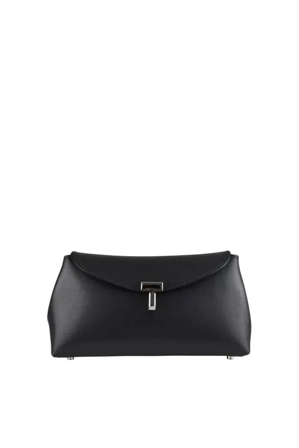 TOTEME Mini T-lock Clutch - Gray